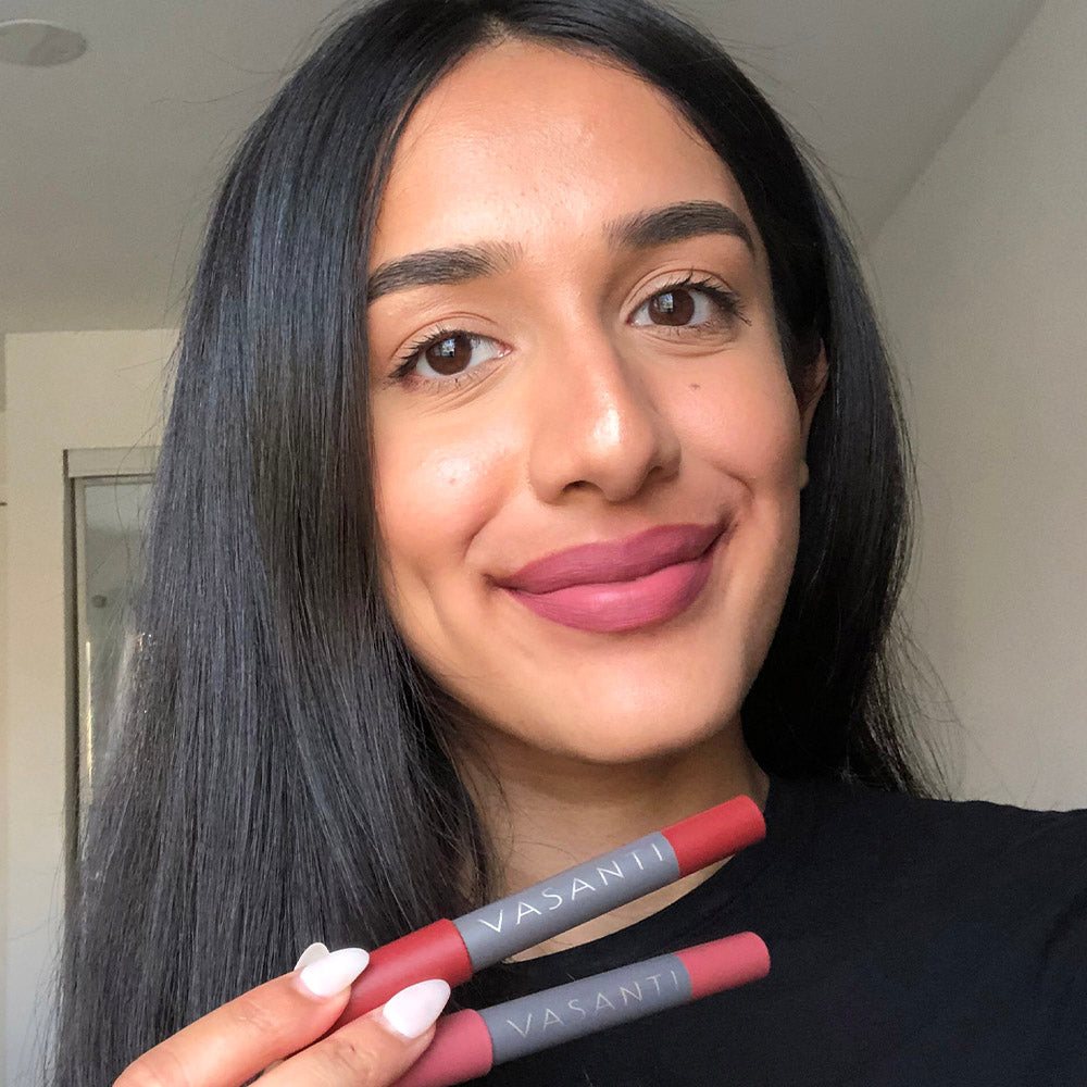 Strawberry Kiss - Rosy Pout + Its Your Mauve – Vasanti Cosmetics - USA